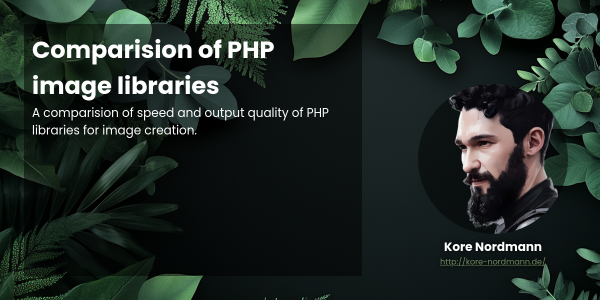 Comparision of PHP image libraries
